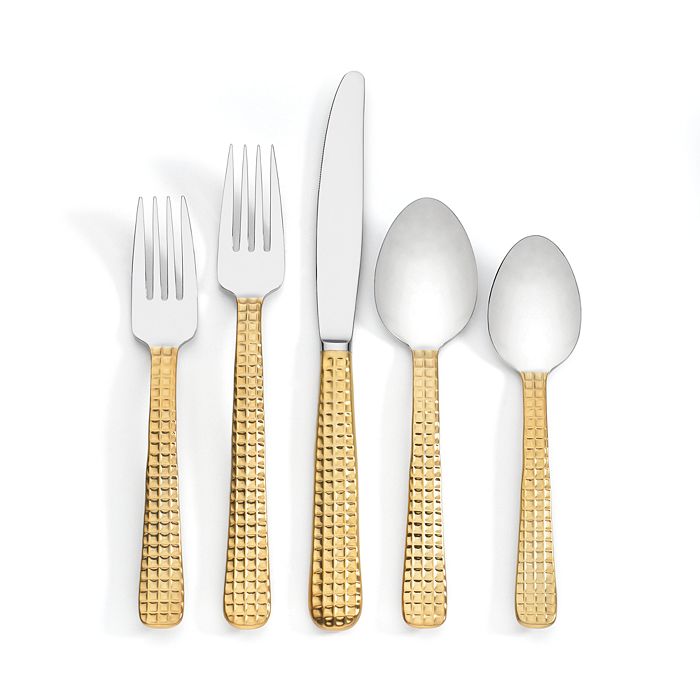 Michael Wainwright Manhattan Gold 5-Piece Place Setting | Bloomingdale's