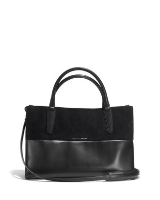 COACH The Soft Borough Bag in Retro Glovetanned Leather And Suede ...