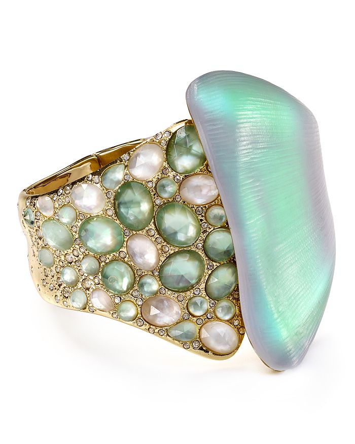 Alexis Bittar Lucite Crystal Encrusted Hinge Cuff | Bloomingdale's