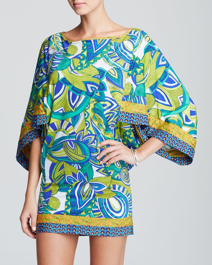 Trina Turk Amazonia Covers Tunic Swim Cover-Up | Bloomingdale's