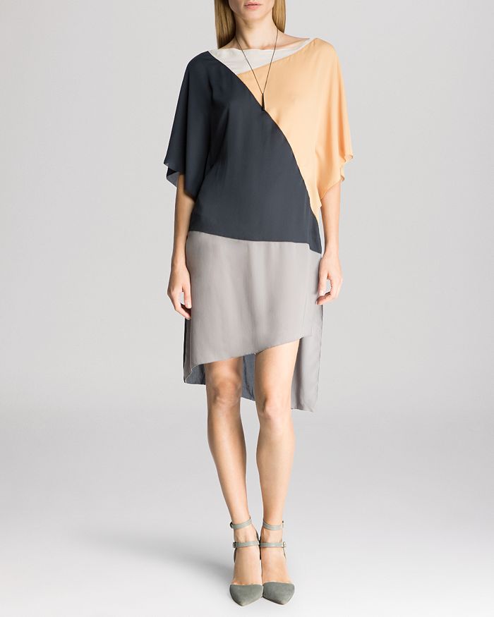 HALSTON HERITAGE HALSTON Dress - Color Block Caftan | Bloomingdale's