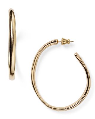 Click here for UNOde50 Sleek Open Hoop Earrings prices