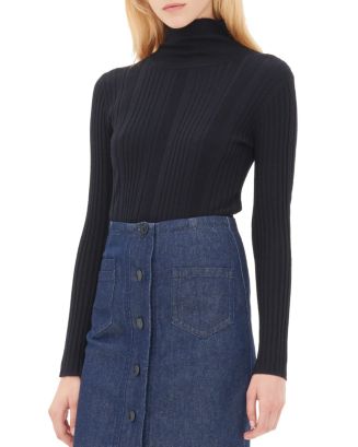 Sandro Sael Ribbed Turtleneck | Bloomingdale's