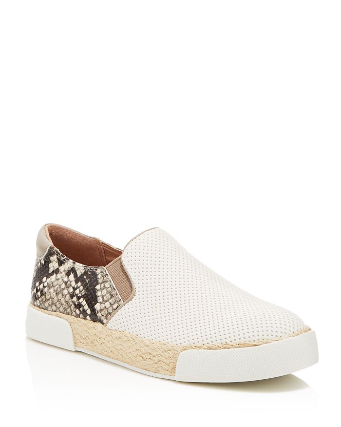 Sam Edelman Banks Python-Embossed Espadrille Slip-On Sneakers ...