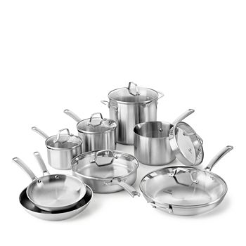 Calphalon Classic Stainless Steel 14-Piece Cookware Set | Bloomingdale's