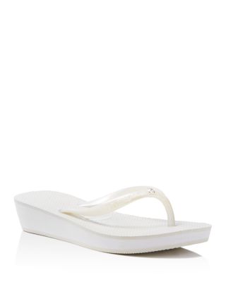havaianas High Light Swarovski Crystal Glamour Platform Flip-Flops ...