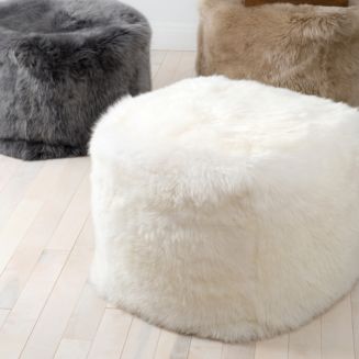 UGG® Sheepskin Pouf | Bloomingdale's