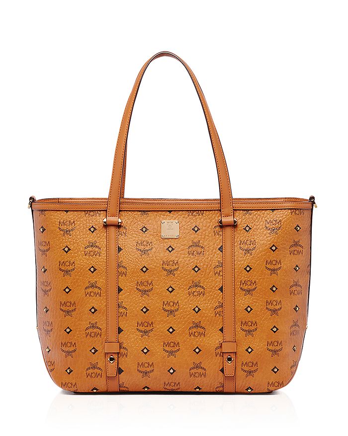 MCM Gold Visetos Tote | Bloomingdale's