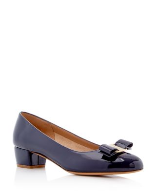 Click here for Ferragamo Womens Vara Leather Pumps prices