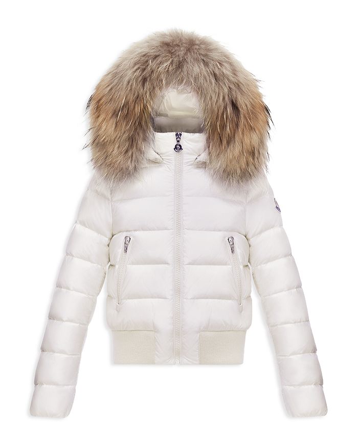 Moncler Girls' Alberta Bomber Puffer Jacket - Little Kid | Bloomingdale's