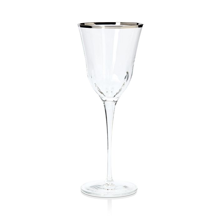 VIETRI Optical Platinum Water Glass | Bloomingdale's