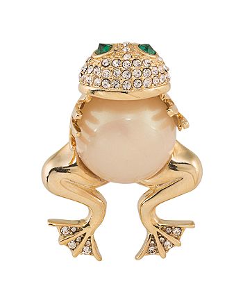 Carolee Hugging Frog Pin | Bloomingdale's