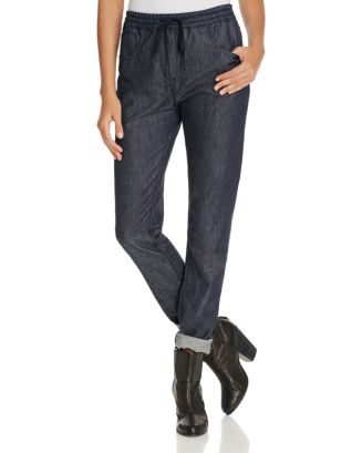 DKNY Slim Drawstring Denim Pants | Bloomingdale's