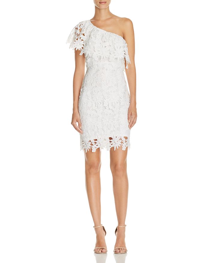 Lush Lace One Shoulder Dress - 100% Exclusive | Bloomingdale's