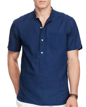 Polo Ralph Lauren Cotton Classic Fit Popover Shirt | Bloomingdale's