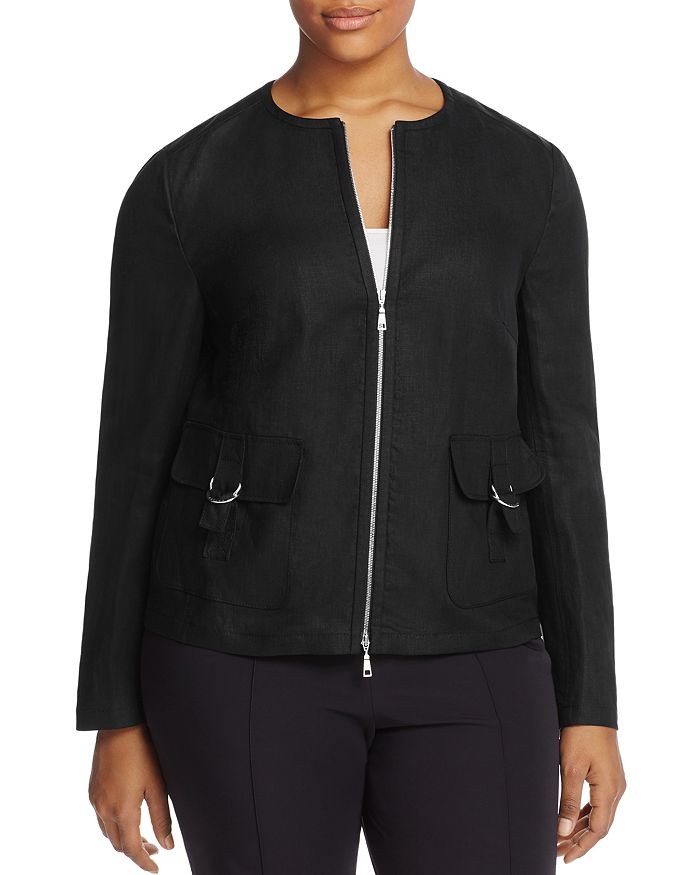 BASLER PLUS Zip Front Jacket | Bloomingdale's