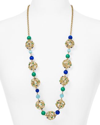 kate spade new york Statement Station Necklace, 32" | Bloomingdale's