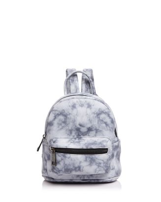 Street Level Marble Print Mini Backpack | Bloomingdale's