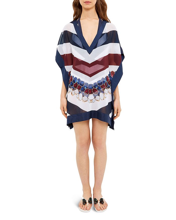 Ted Baker Rowing Stripe Tunic Swim Cover-Up | Bloomingdale's
