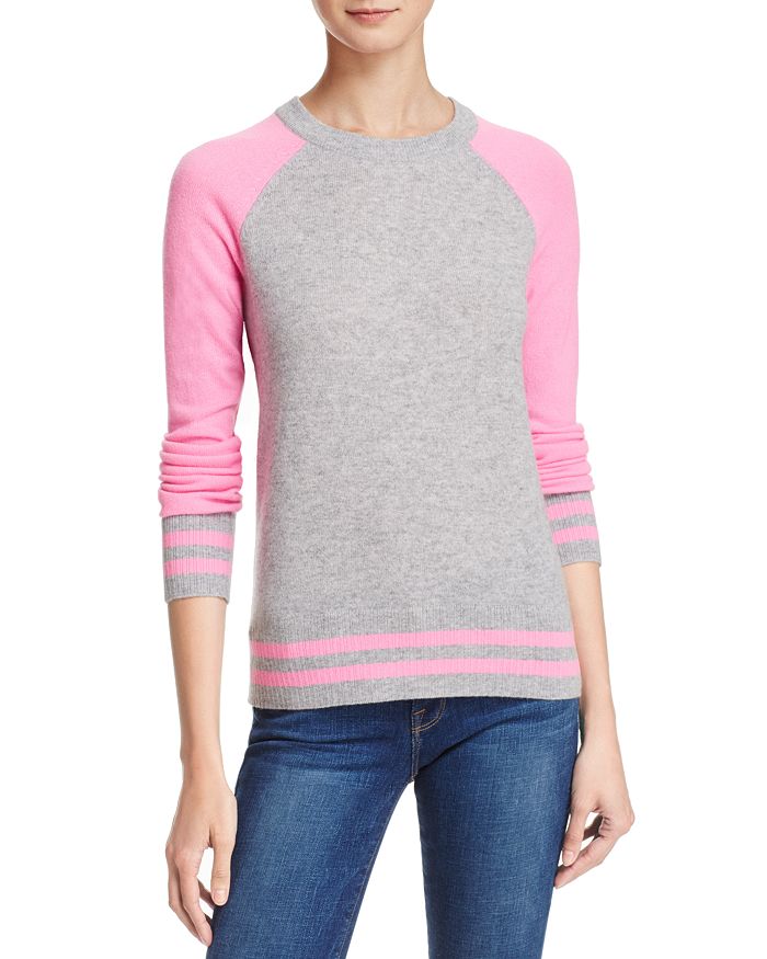 AQUA Baseball Crewneck Sweater - 100% Exclusive | Bloomingdale's