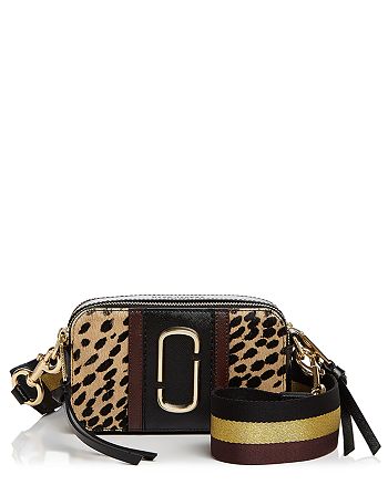 MARC JACOBS MARC JACOBS Snapshot Leopard Print Calf Hair Camera Bag ...