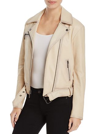 Kenneth Cole Leather Moto Jacket | Bloomingdale's