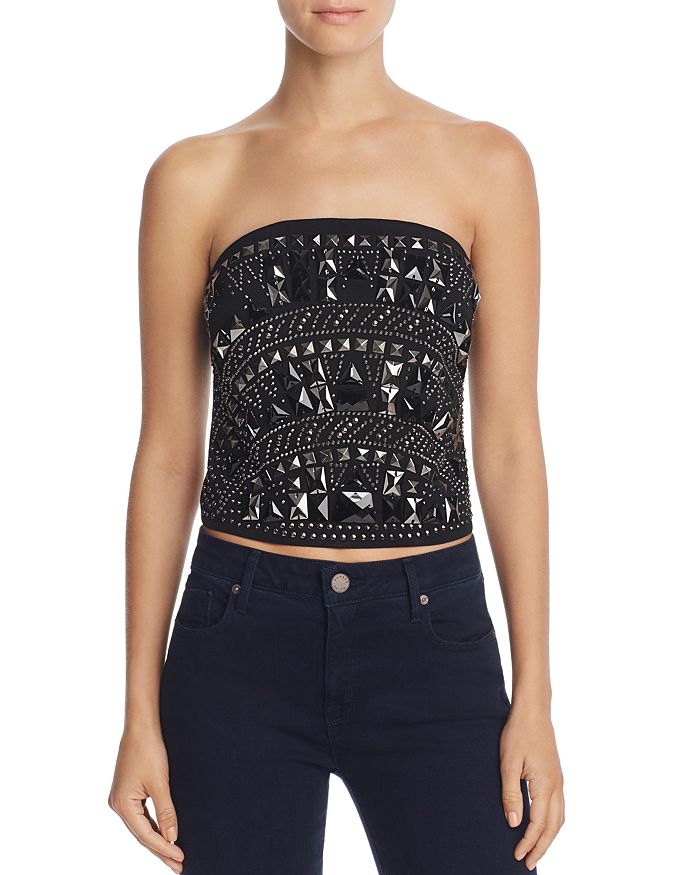 Ramy Brook Jo Strapless Studded Bustier | Bloomingdale's