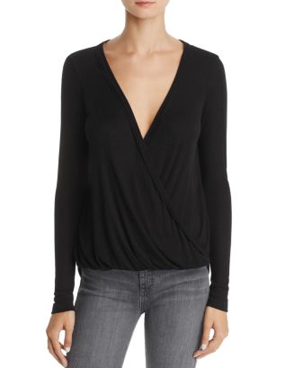 Splendid Faux Wrap Top | Bloomingdale's
