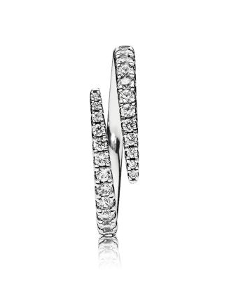 Pandora Ring - Sterling Silver & Cubic Zirconia Shooting Star ...