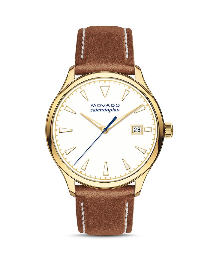 Movado Heritage Calendoplan Watch, 36mm | Bloomingdale's