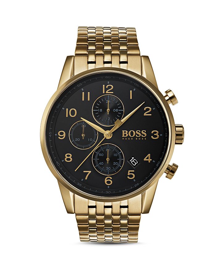 HUGO Boss Navigator Watch, 44mm | Bloomingdale's