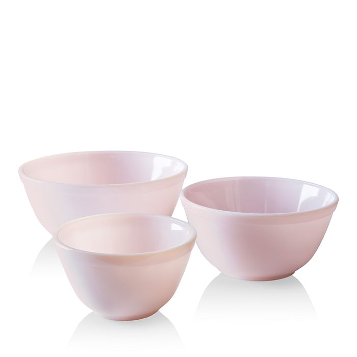 Food52 Pink Glass 3-Piece Mixing Bowl Set | Bloomingdale's