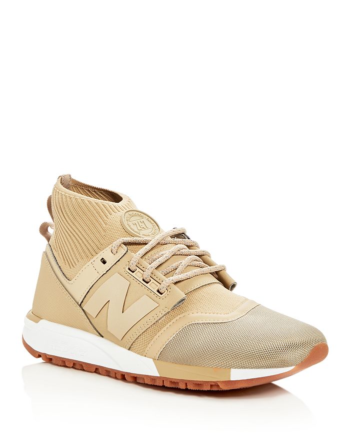 New Balance Men's 247 Knit Mid Top Sneakers | Bloomingdale's
