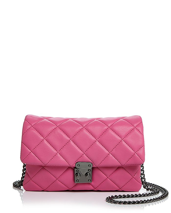 AQUA Diamond Quilt Mini Bag - 100% Exclusive | Bloomingdale's