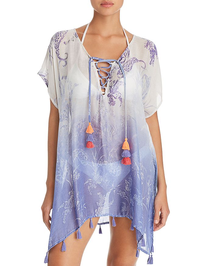 Surf Gypsy Ombré Paisley Print Tunic Swim Cover-Up | Bloomingdale's