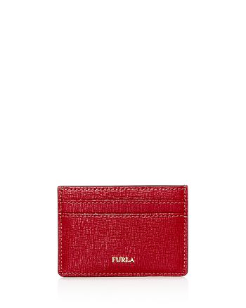 Furla Babylon Leather Card Case | Bloomingdale's
