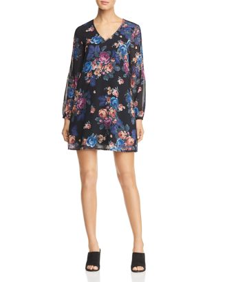 Vero Moda Gina Floral Shift Dress | Bloomingdale's