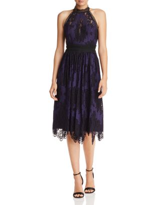 Laundry by Shelli Segal Embroidered Lace Dress | Bloomingdale's