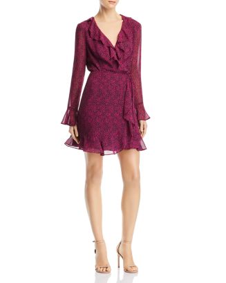 WAYF Maddie Mini Wrap Dress - 100% Exclusive | Bloomingdale's