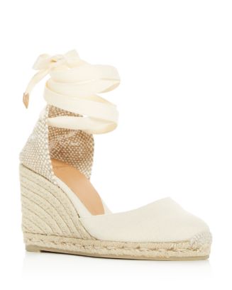 Castañer Women's Carina Ankle-Tie Wedge Espadrille Sandals | Bloomingdale's