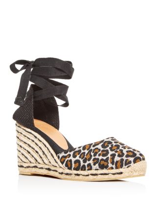 Castañer Women's Carina Ankle-Tie Platform Wedge Espadrille Sandals ...