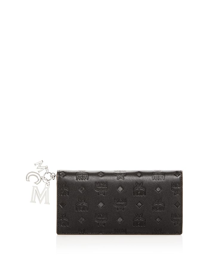 MCM Klara Logo Monogram Leather Continental Wallet | Bloomingdale's