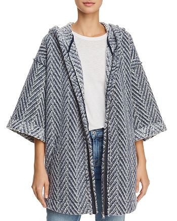 Splendid Lodge Herringbone Hooded Jacket | Bloomingdale's
