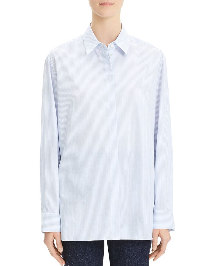 Theory Classic Menswear Shirt | Bloomingdale's