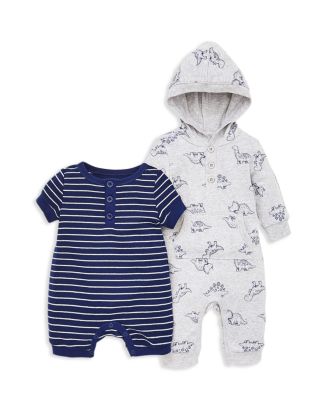 Little Me Boys' Dino Hooded Coverall & Striped Romper - Baby ...