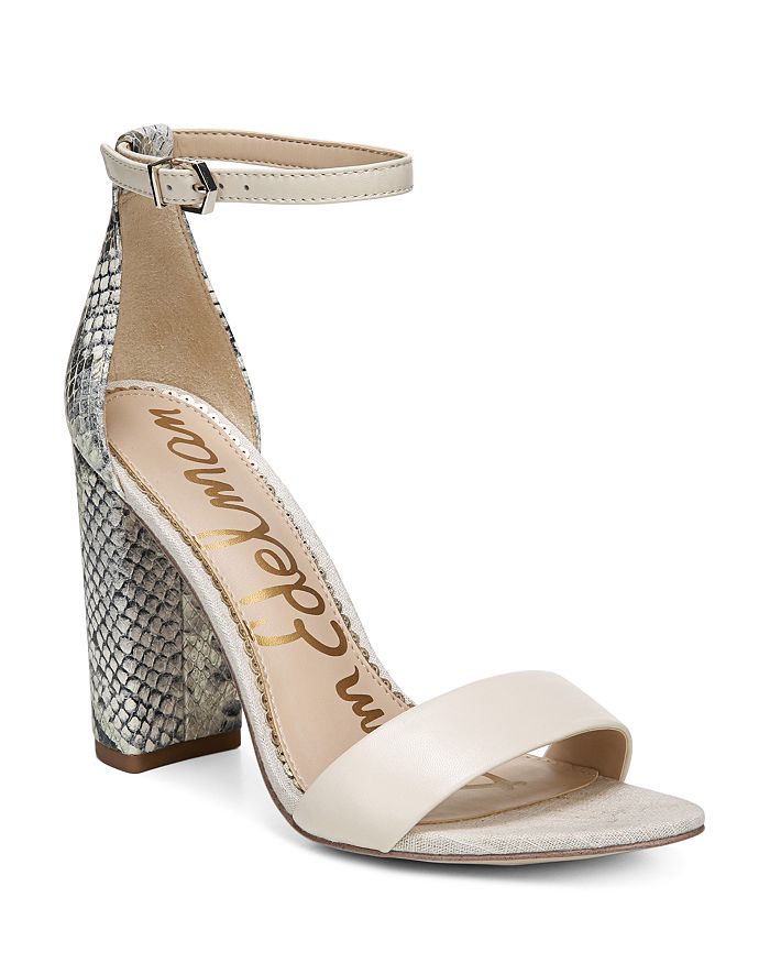 Sam Edelman Women's Yaro Ankle Strap Block Heel Sandals | Bloomingdale's