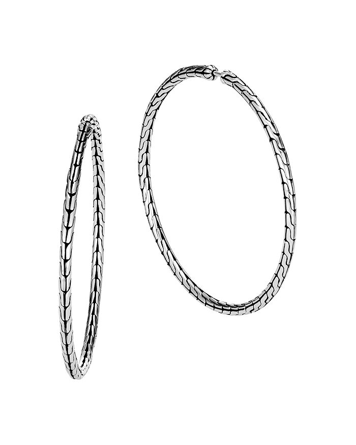 JOHN HARDY Sterling Silver Classic Chain Large Hoop Earrings ... JOHN HARDY Sterling Silver Classic Chain Large Hoop Earrings ...