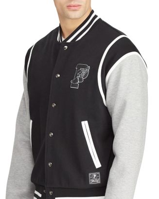Polo Ralph Lauren P-Wing Double-Knit Baseball Jacket | Bloomingdale's