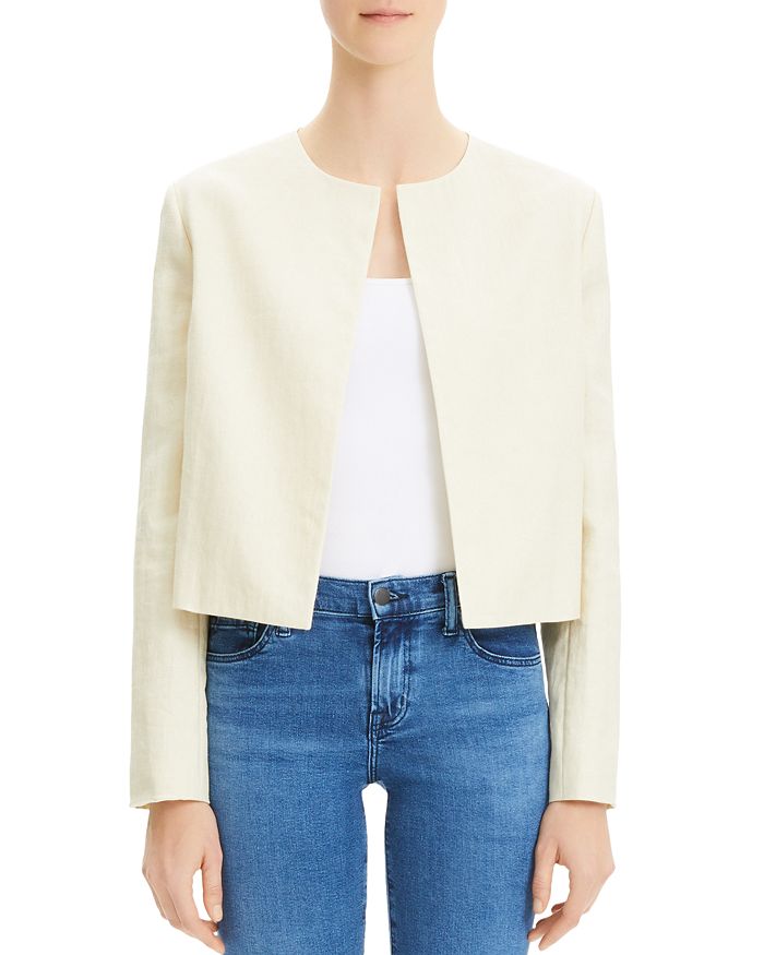 Theory Boxy Cropped Jacket | Bloomingdale's