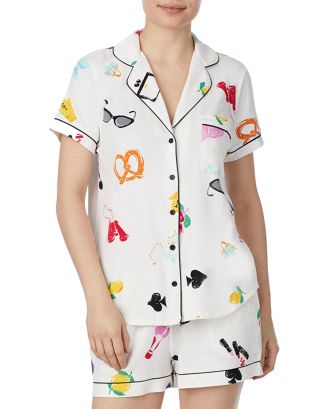 kate spade new york Printed Pajama Set - 100% Exclusive | Bloomingdale's
